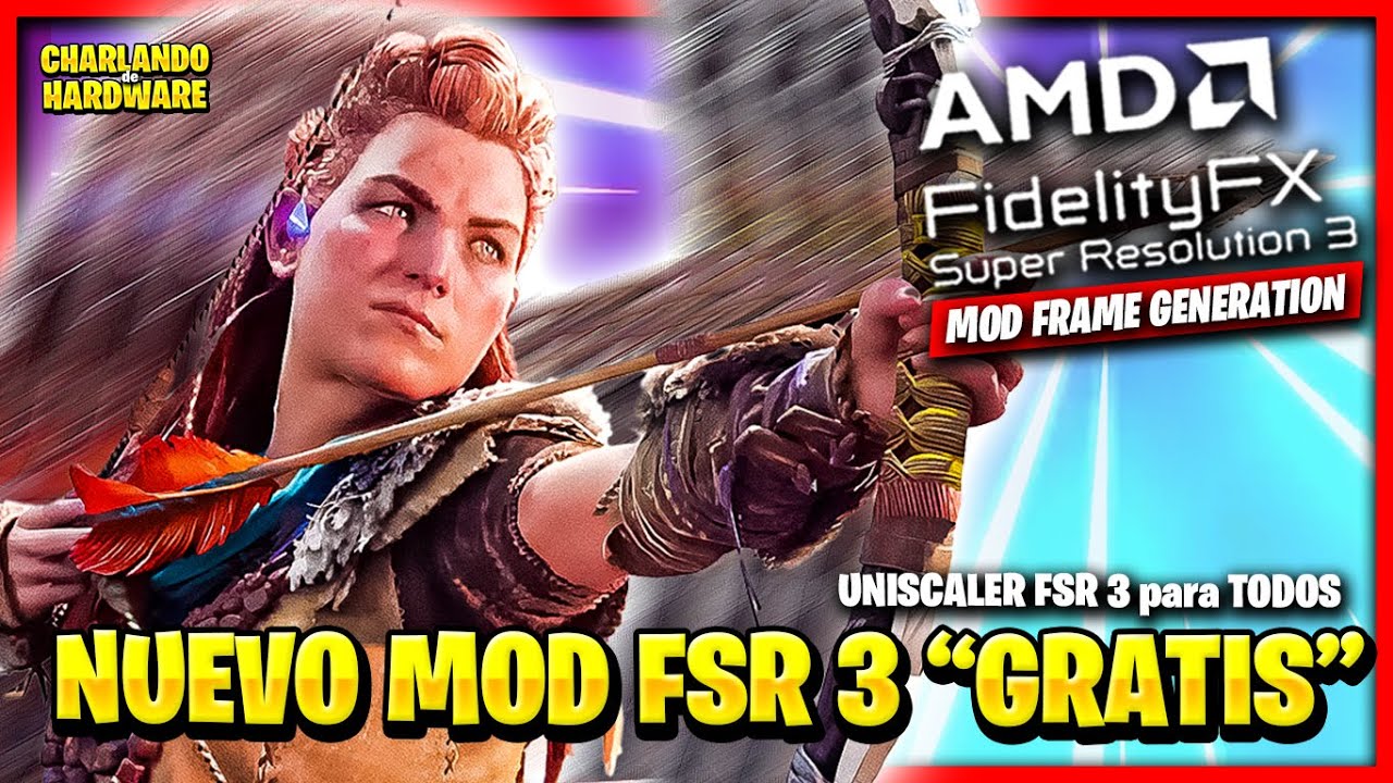 🔴NUEVO MOD FSR 3.0 "GRATIS" FRAME GENERATION Uniscaler para TODAS GPUs ...