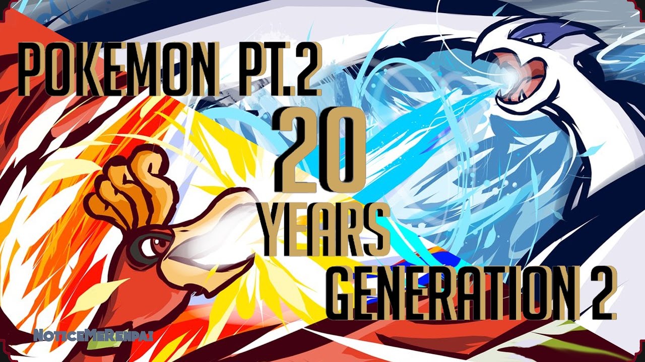 20 Years of Pokemon Pt.2 - Generation 2 - YouTube