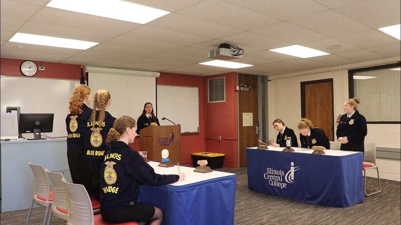 2023 Blue Ridge FFA Conduct of Chapter Meetings Presentation - YouTube