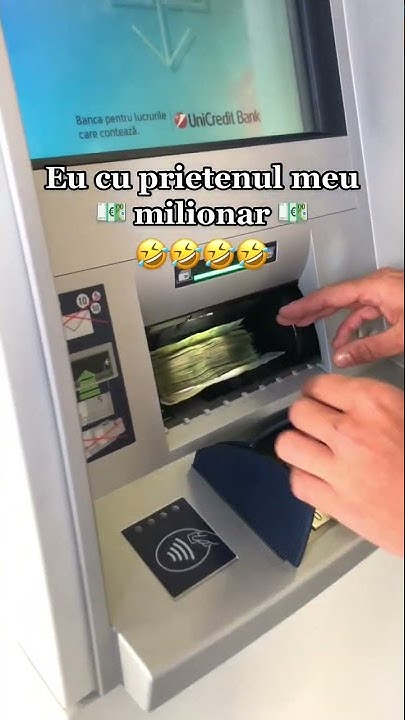 Scoate bani la bancomat - YouTube