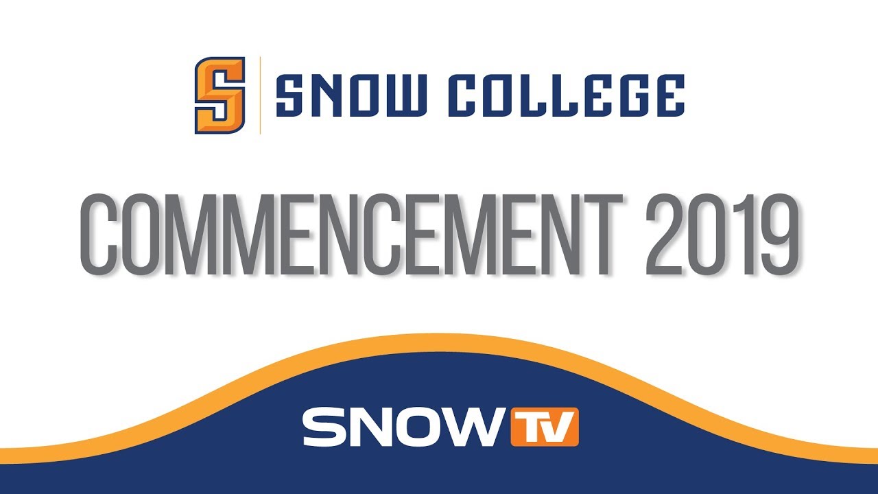 Snow College 2019 Graduation with Commencement Speaker Natalie Gochnour ...