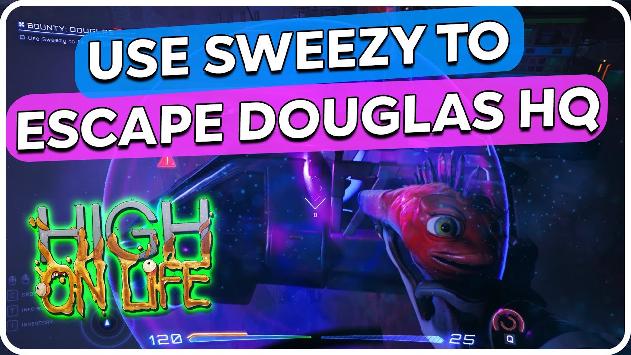 Use Sweezy to Escape Douglas HQ High On Life - YouTube