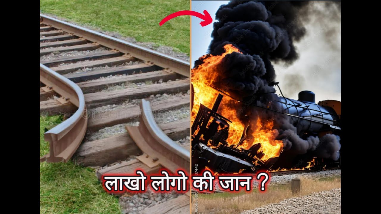 रेल की पटरी कैसे ठीक होती है | how train track is fixed | track ...