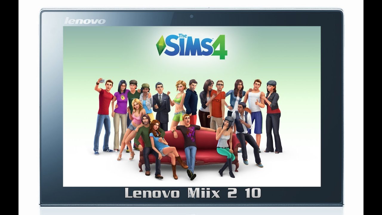 Gra The Sims 4 na tablecie Lenovo Miix 2 10' - YouTube