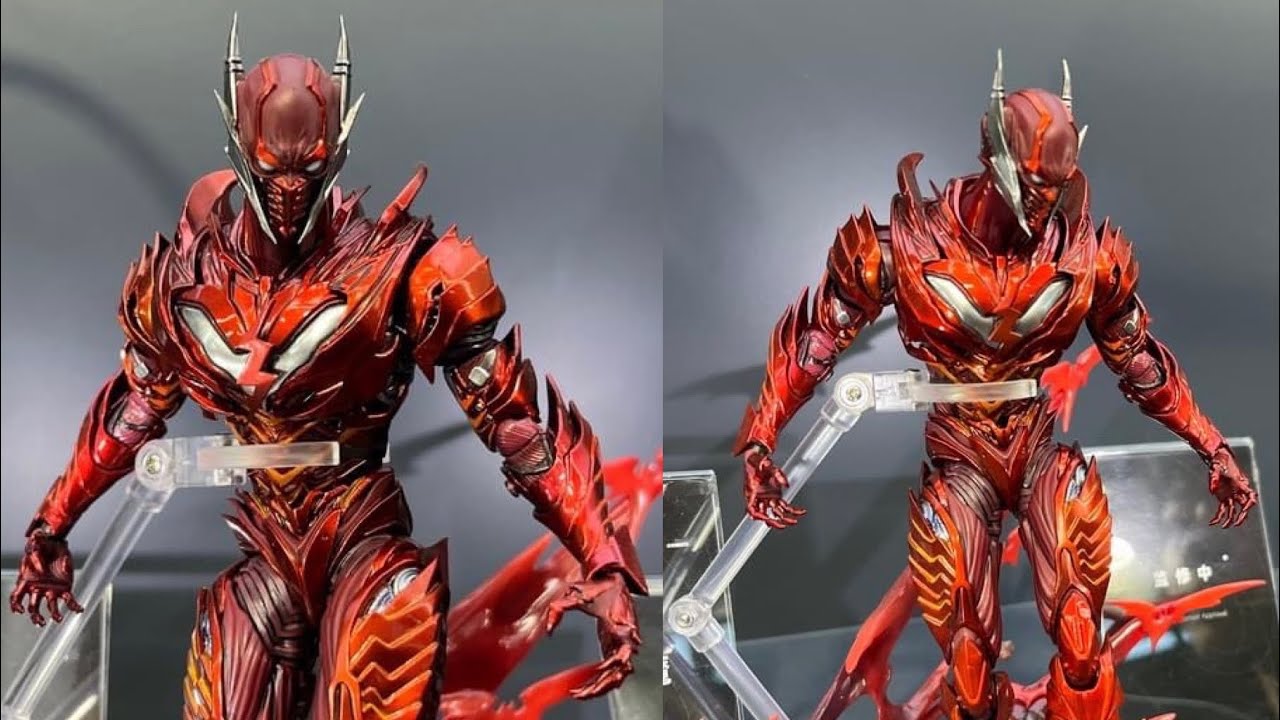 New Batman Red Death action figure on display by Morfig - YouTube