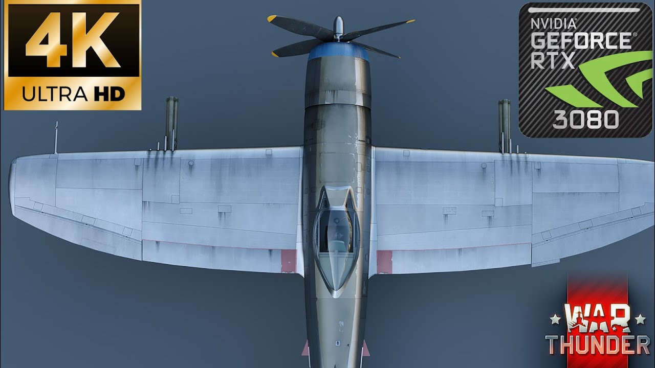 War Thunder | 4K Gameplay | Realistic Air Battles P47N Thunderbolt | # ...
