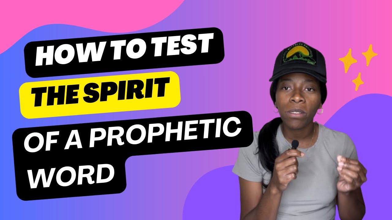 Want to know how to test the spirit of prophecy? - YouTube