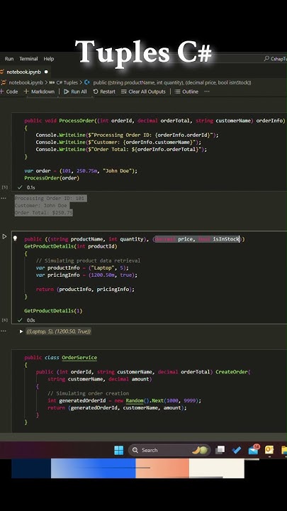 C# | .Net Tips Data Handling in C# with Tuples #shorts #coding #codingtips #csharp #dotnet - YouTube