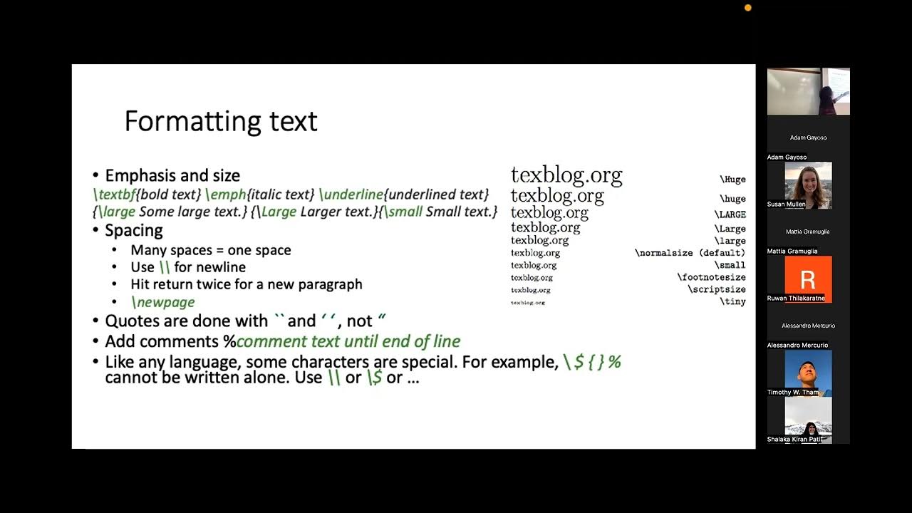 Introduction to LaTeX using Overleaf - YouTube