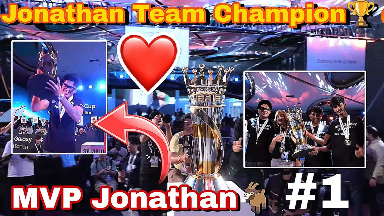 Jonathan Team Champion 🏆🥵 | MVP Of The Tournament 🐐 ️ | Jonathan ...