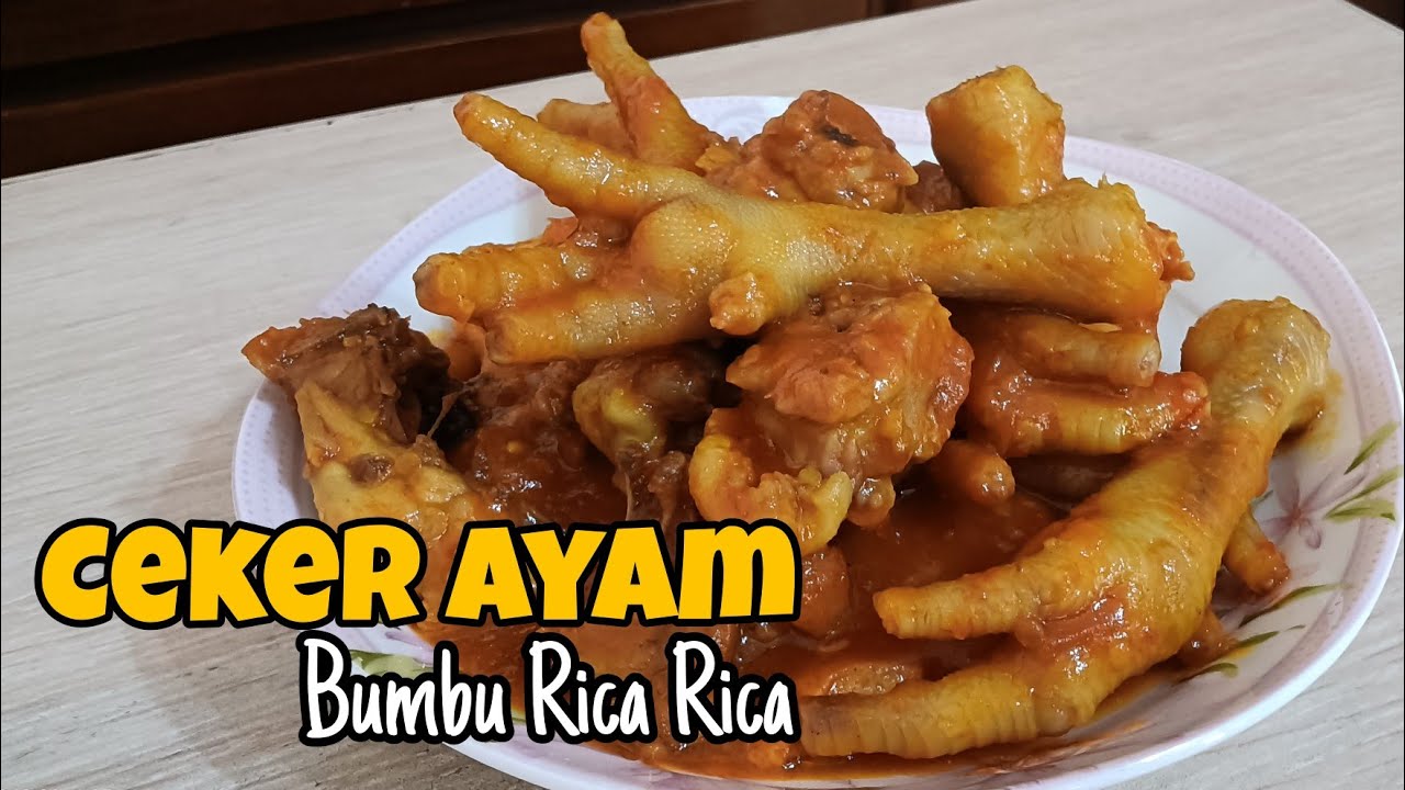 Olahan Ceker Ayam Menu Rumahan - YouTube