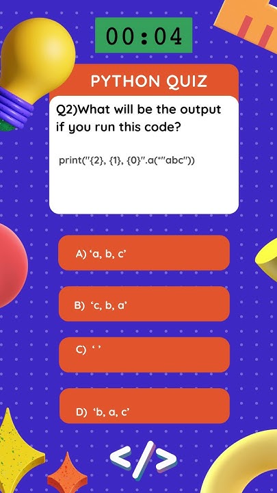 Python Quiz Q3 | Techne - YouTube