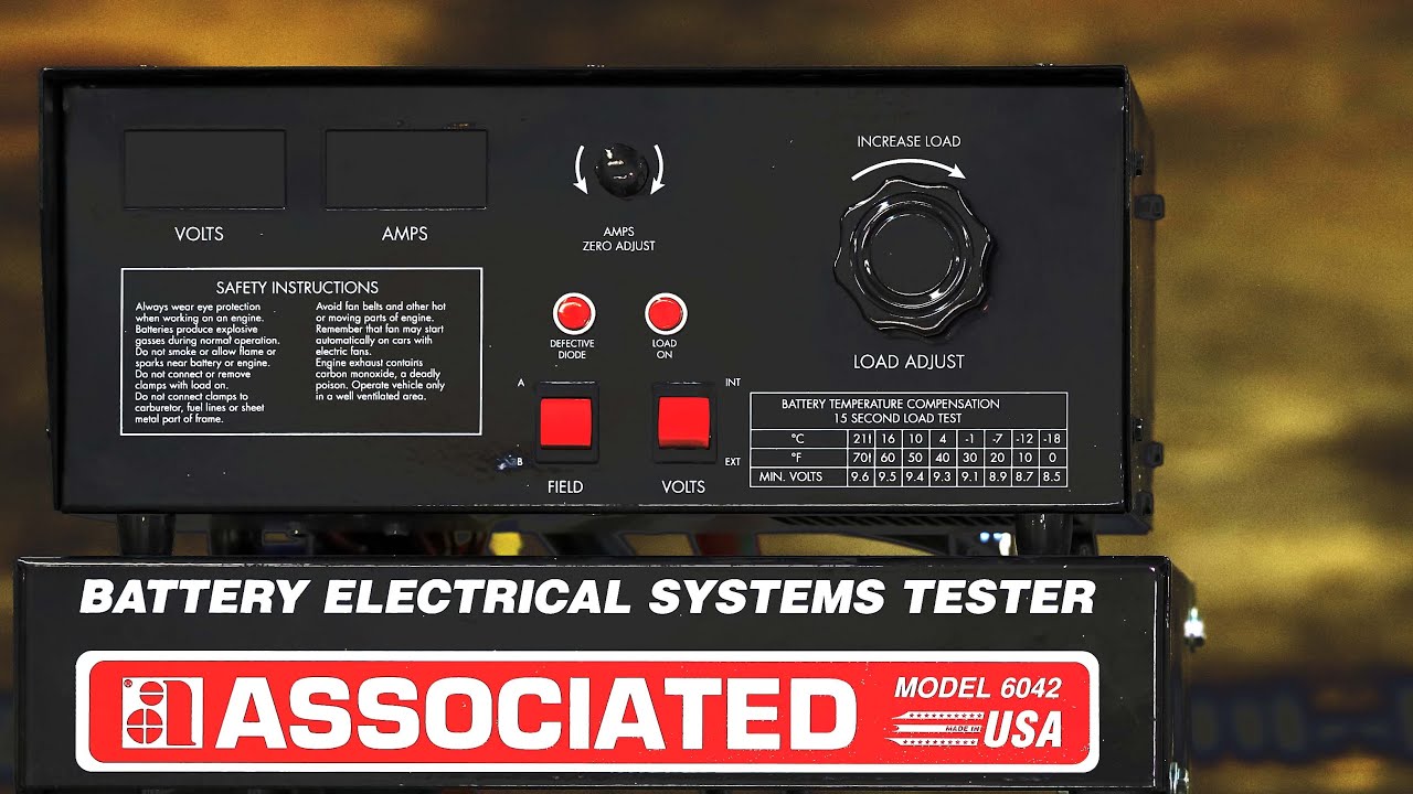 Associated Battery Tester Demonstration - YouTube
