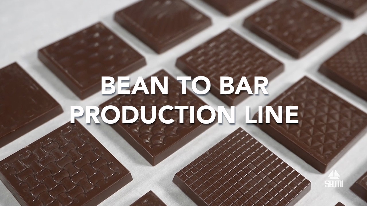 Bean to Bar Production line by Selmi - YouTube
