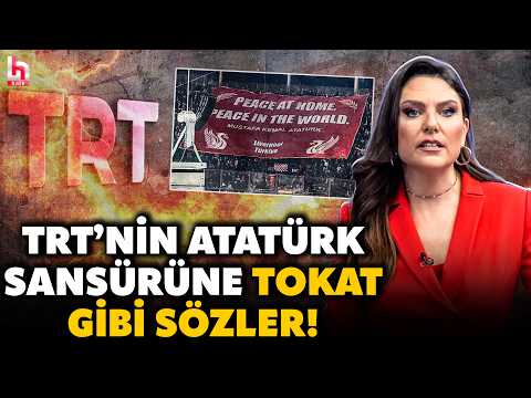 TARİHİ AYAR! Ece Üner, TRT'nin 'Atatürk sansürü'ne öyle şeyler söyledi ki! Milyonların sesi oldu...