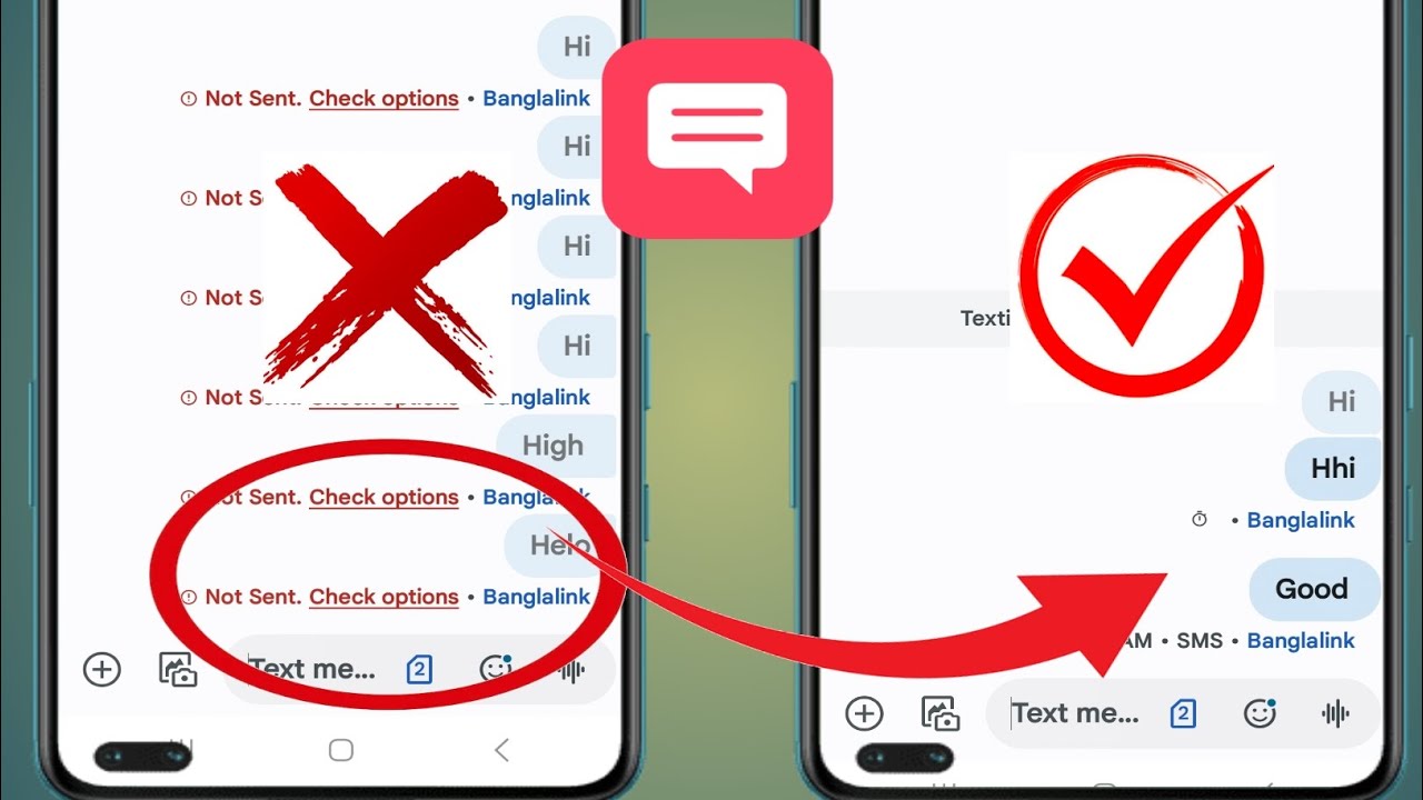 Not Sending Check Option Problem Fix Messages Trouble Sending Problem 8339