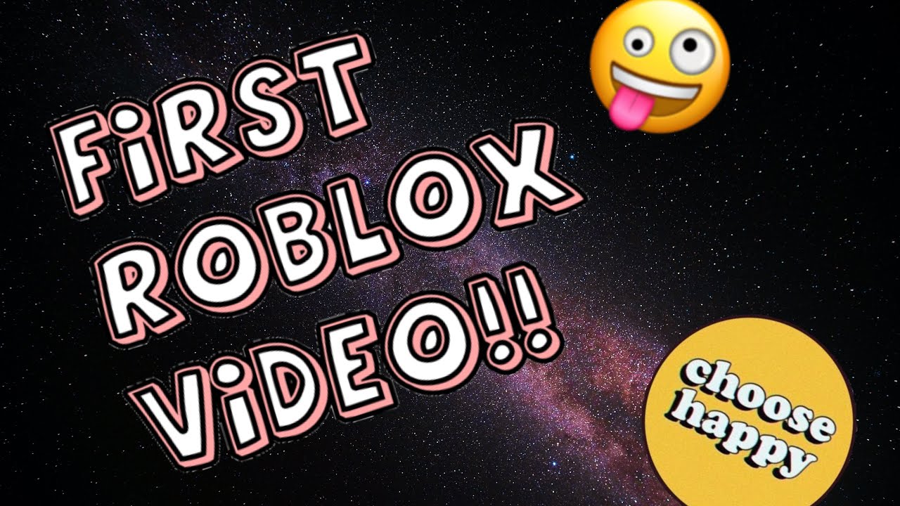 First ever roblox video (roblox ) - YouTube