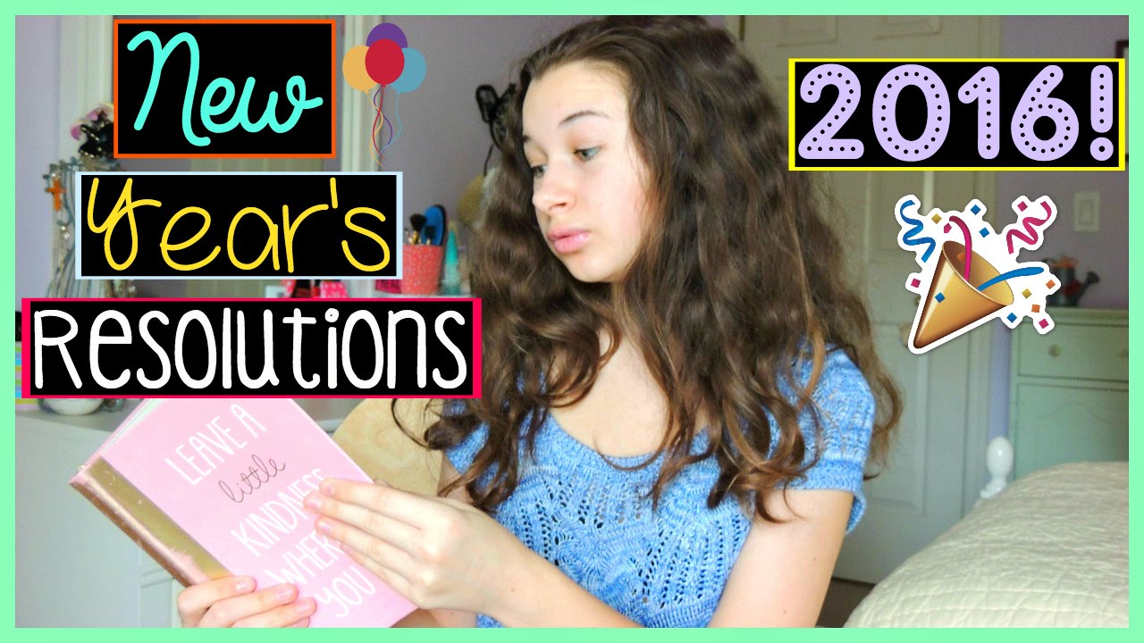 New Year's Resolutions 2016! | My Goals + Inspirations For 2016 - YouTube