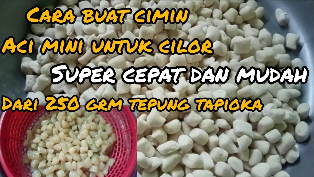 CARA BIKIN CIMIN ACI MINI CILOR MUDAH DAN CEPAT - YouTube