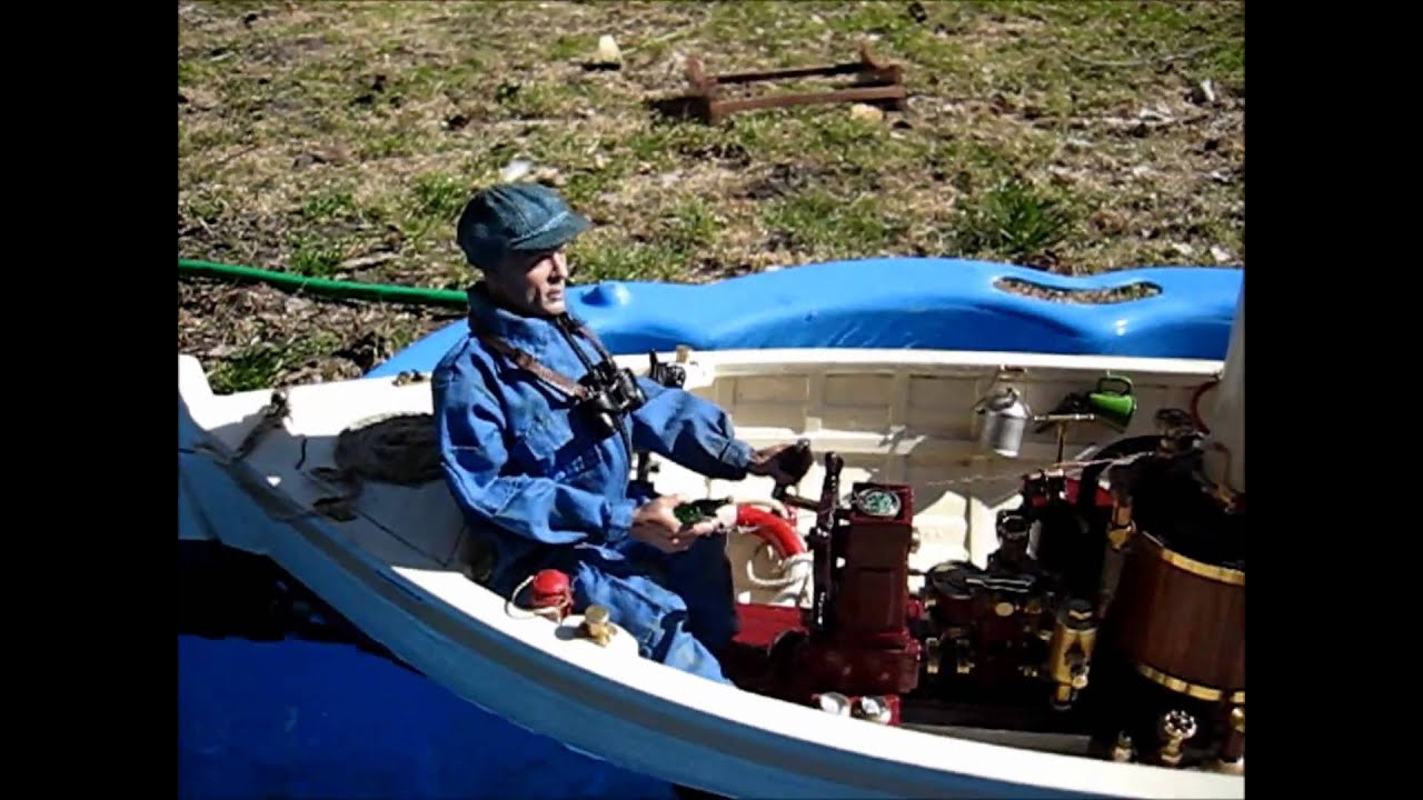 Rc Steam launch AG2303 - YouTube