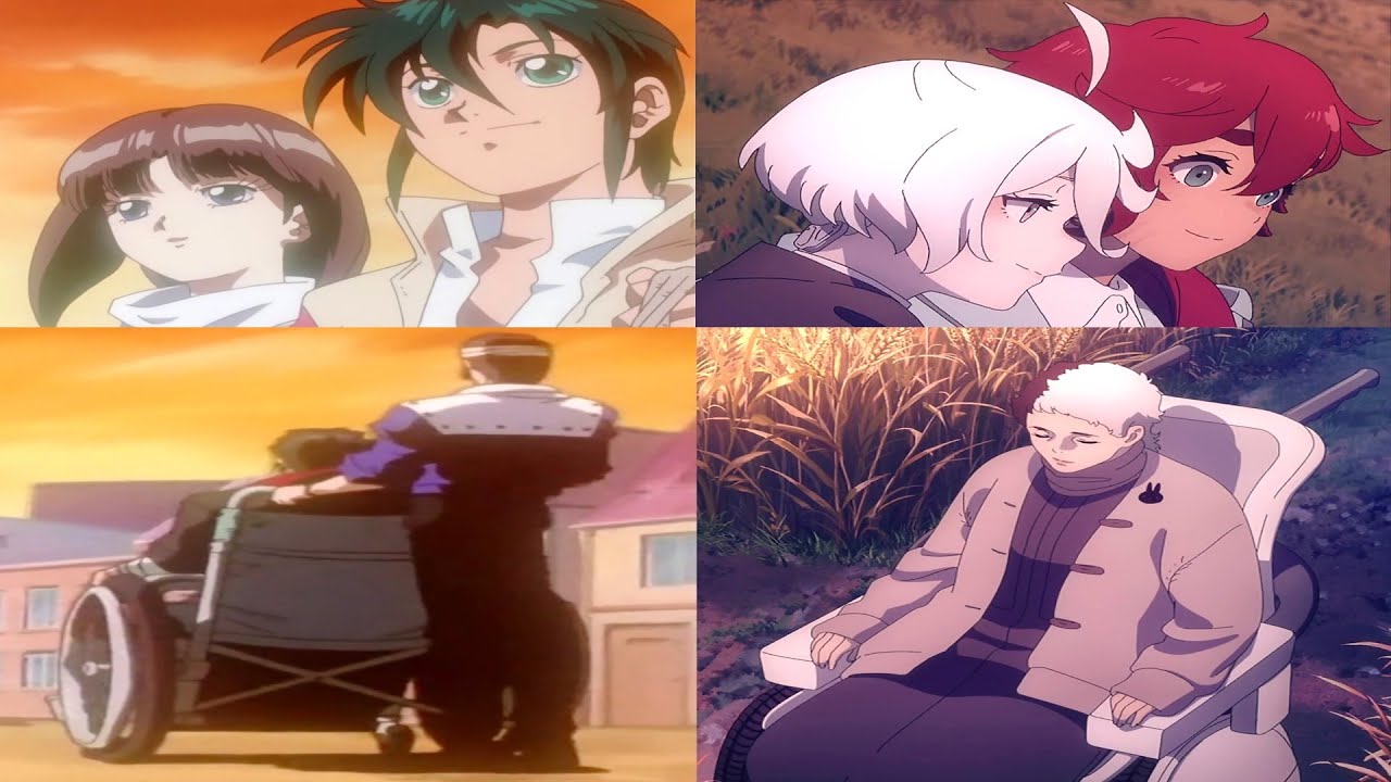 Gundam X & Witch From Mercury Ending Comparison [ガンダム 水星の魔女 EP24 ガンダムX ...