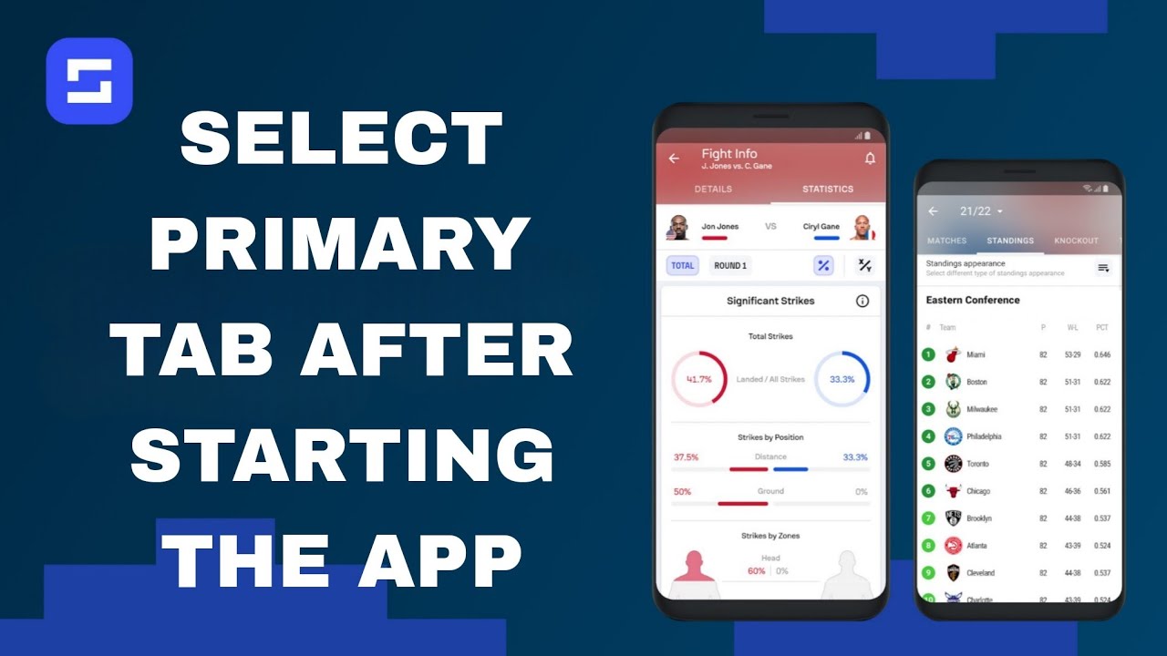 How To Select And Choose Primary Tab After Starting The App On ...