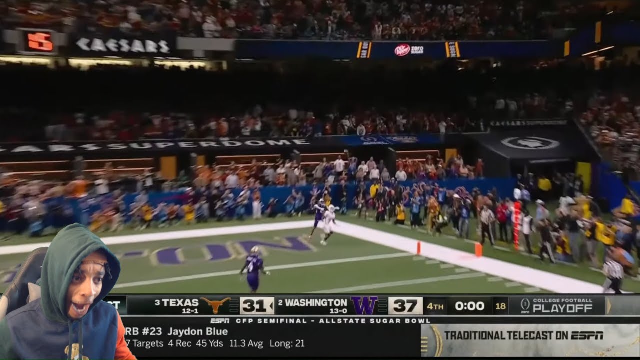 FlightReacts To #3 Texas vs #2 Washington 2024 Sugar Bowl College ...