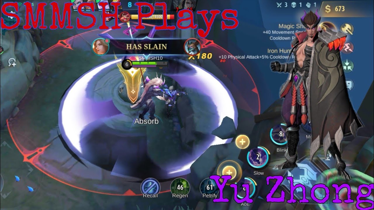Yu Zhong The Black Dragon in Ranked Match Mobile Legends Bang Bang ...