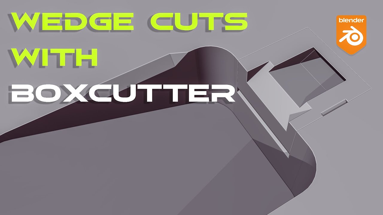 Boxcutter QUICK TIP: cut a wedge with Line Box - YouTube