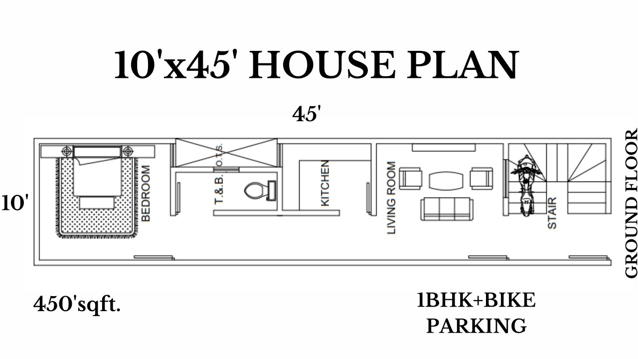 10x45 House plan | 10x45 home design | 10x45 house plan | 10x45 home ...