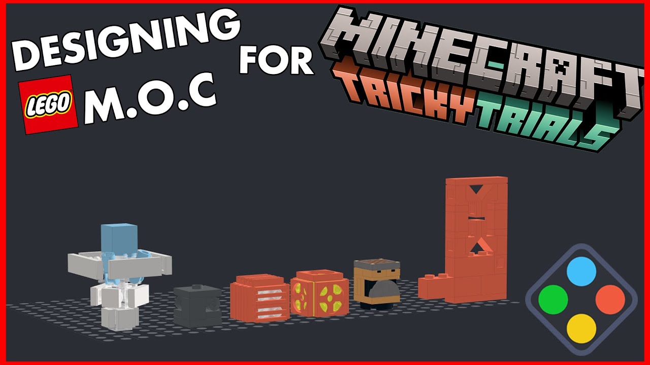 Designing LEGO M.O.C for Minecraft Tricky Trials Update - YouTube