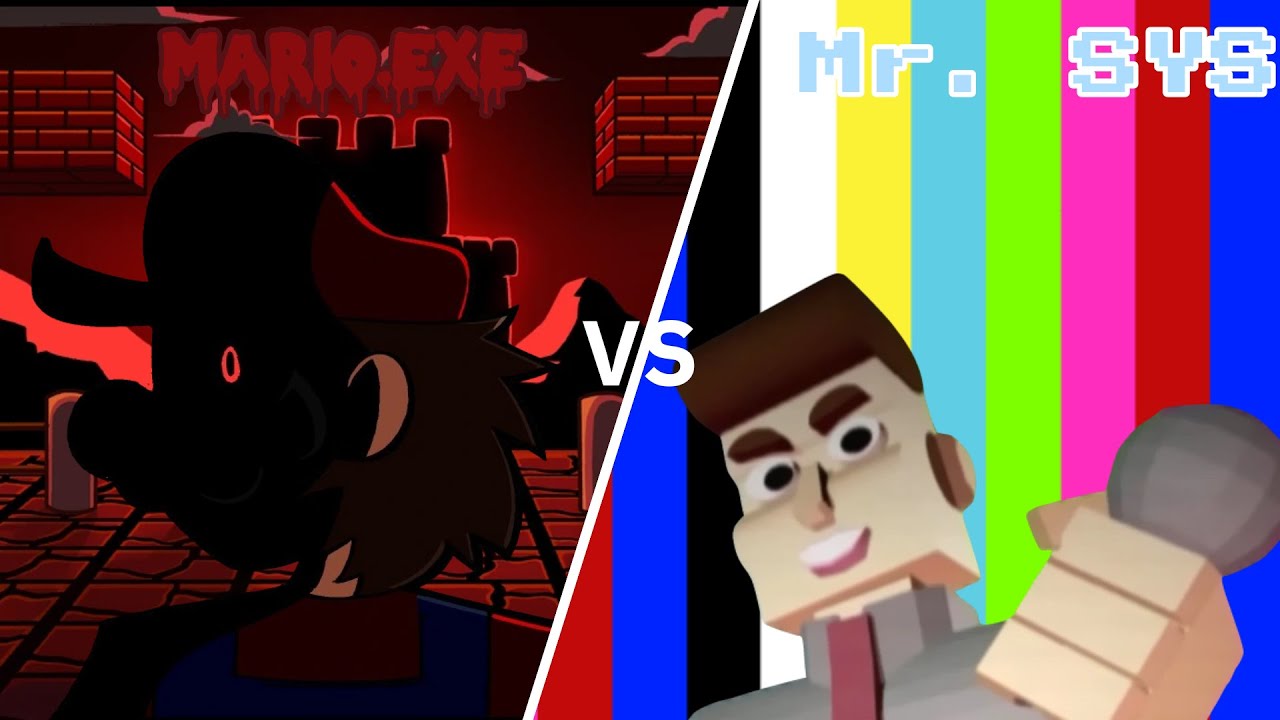 Mario.exe Vs Mr. SYS "THE BATTLE" (Its A Me but U1TR@ M and Mr. SYS ...