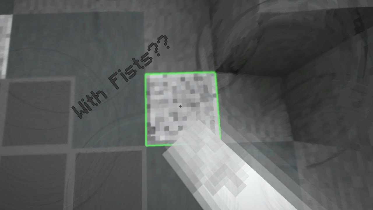 Can you break titanium with FISTS?!?!? (Hypixel Skyblock) - YouTube