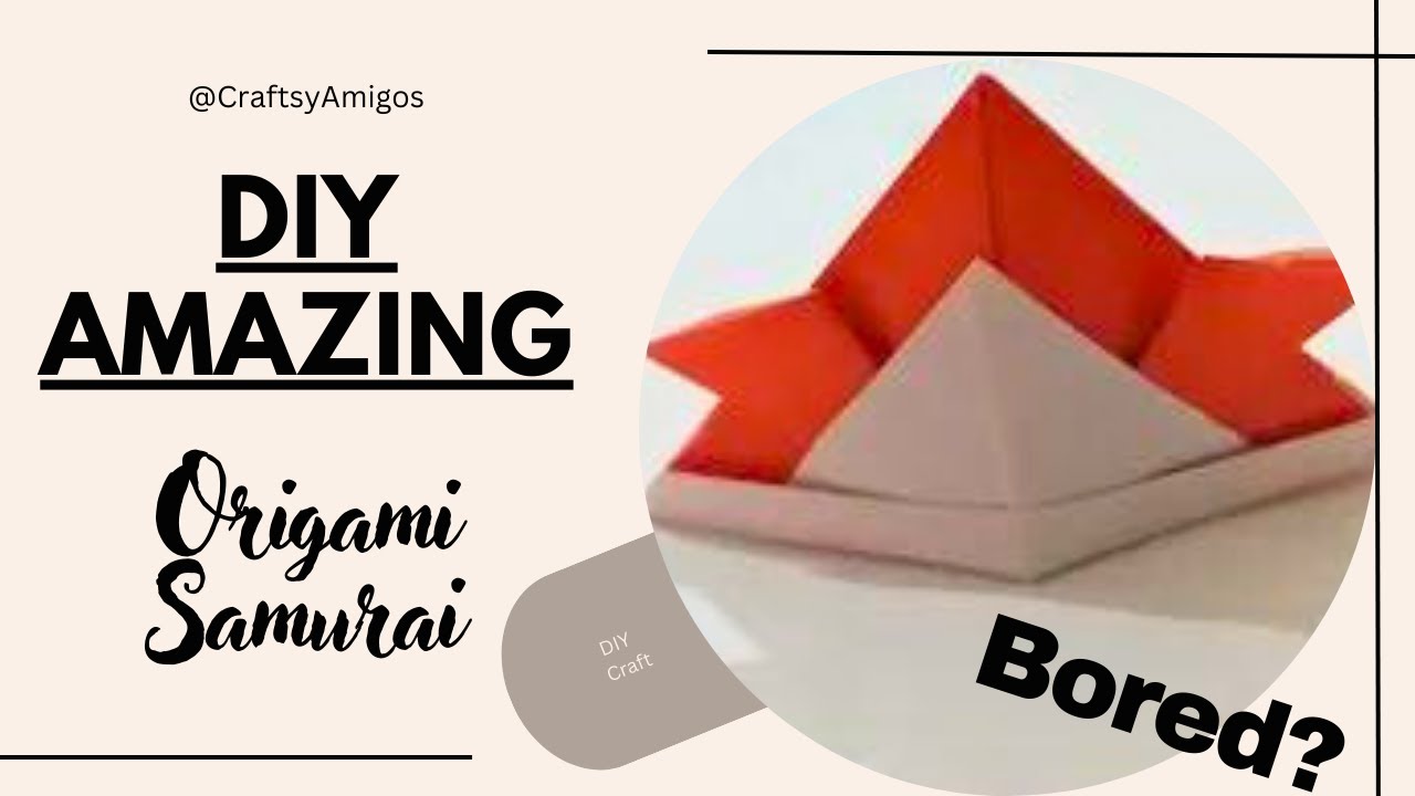 Origami Samurai | How to make origami samurai. - YouTube