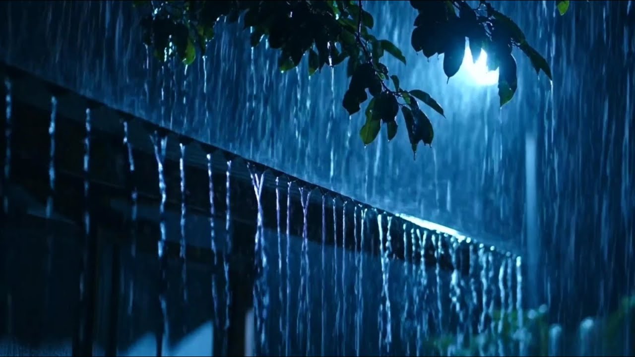 Heavy Rain on Metal Roof for Sleeping 24/7 — Fall Asleep Fast with Rain ...