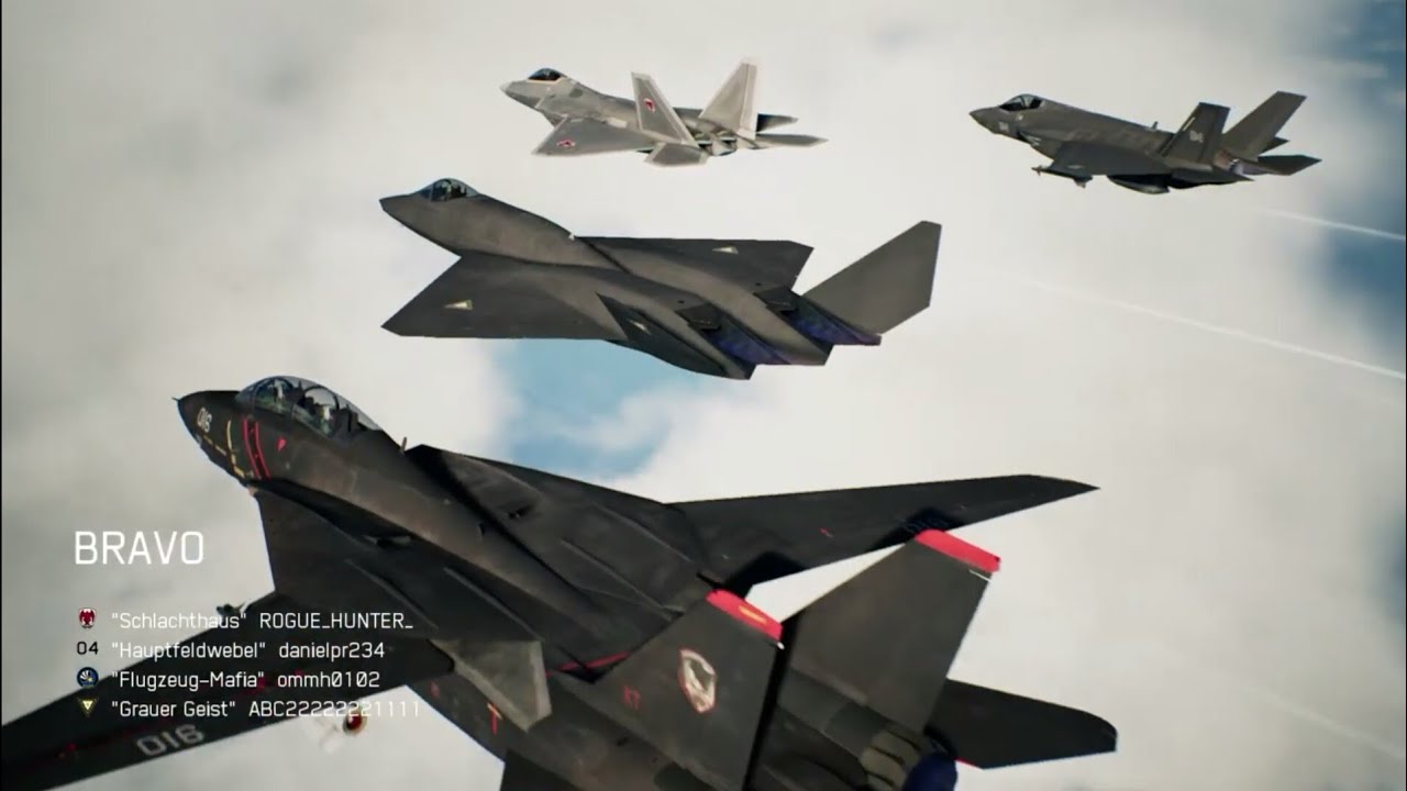 Ace Combat 7 Multiplayer - YF-23 'Black Widow II' | MSL - YouTube