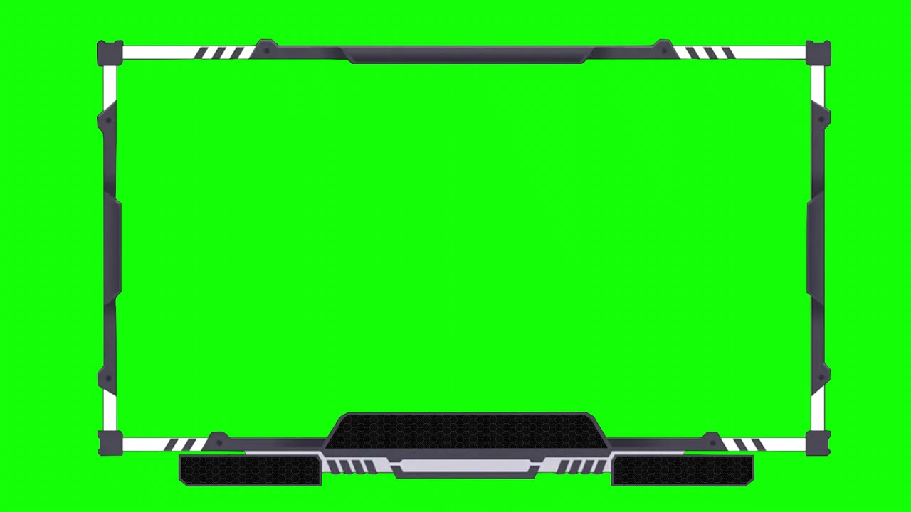 Free 4 Webcam Overlay Army Design Green Screen - YouTube