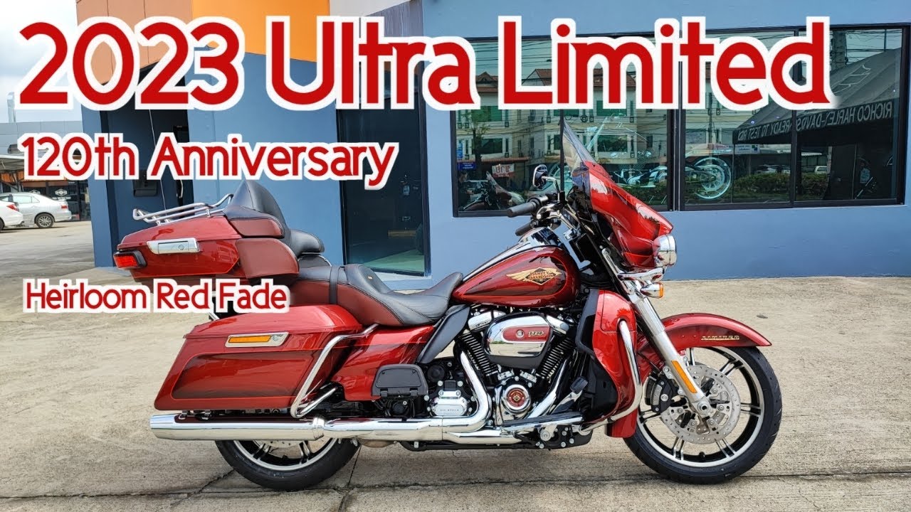 Ultra Limited 2023 120th Anniversary Heirloom Red Fade Walkaround Close ...