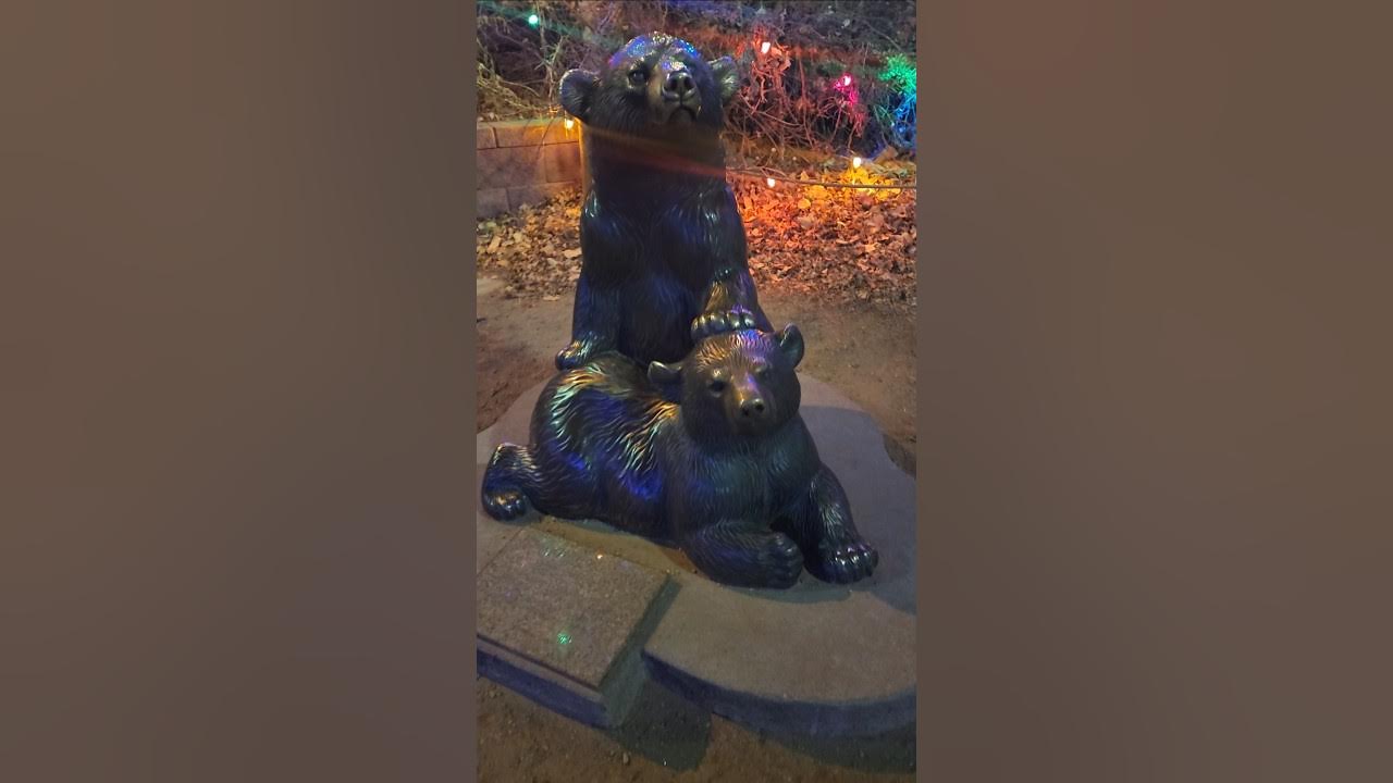 "Klondike and Snow" Polar Bear Cubs sculpture at the Denver Zoo - YouTube
