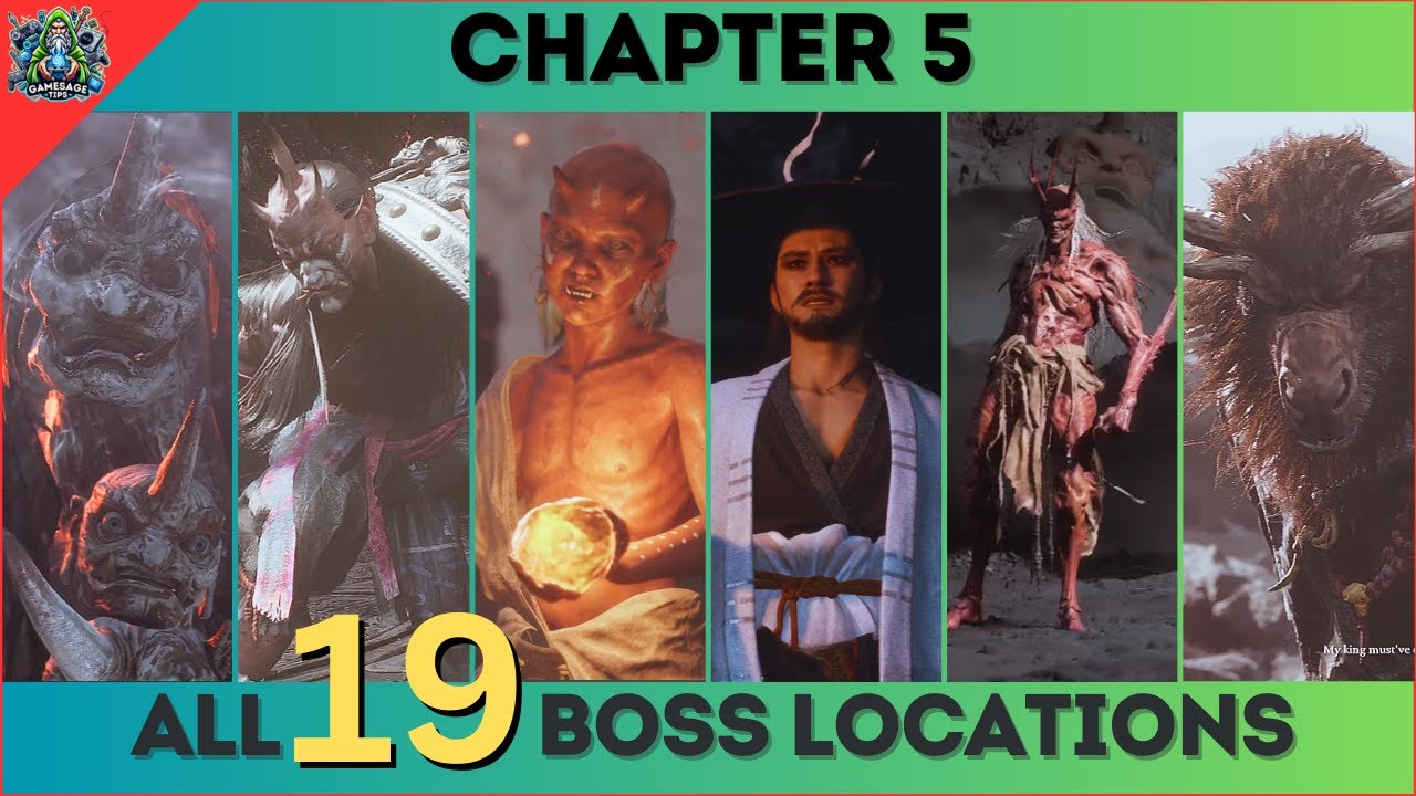Black Myth Wukong ALL 19 Boss Locations REVEALED | Full Secret, Hidden ...