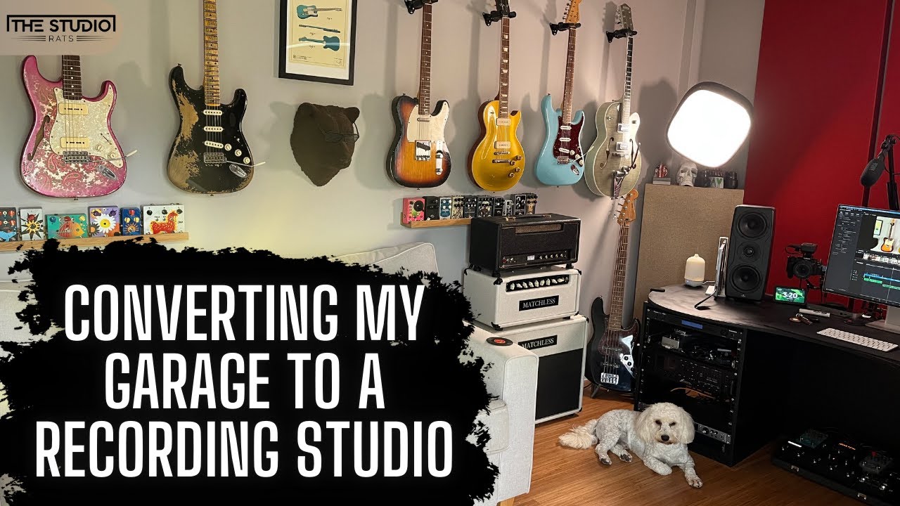 Converting A Garage To Music Studio - Studio Build - YouTube