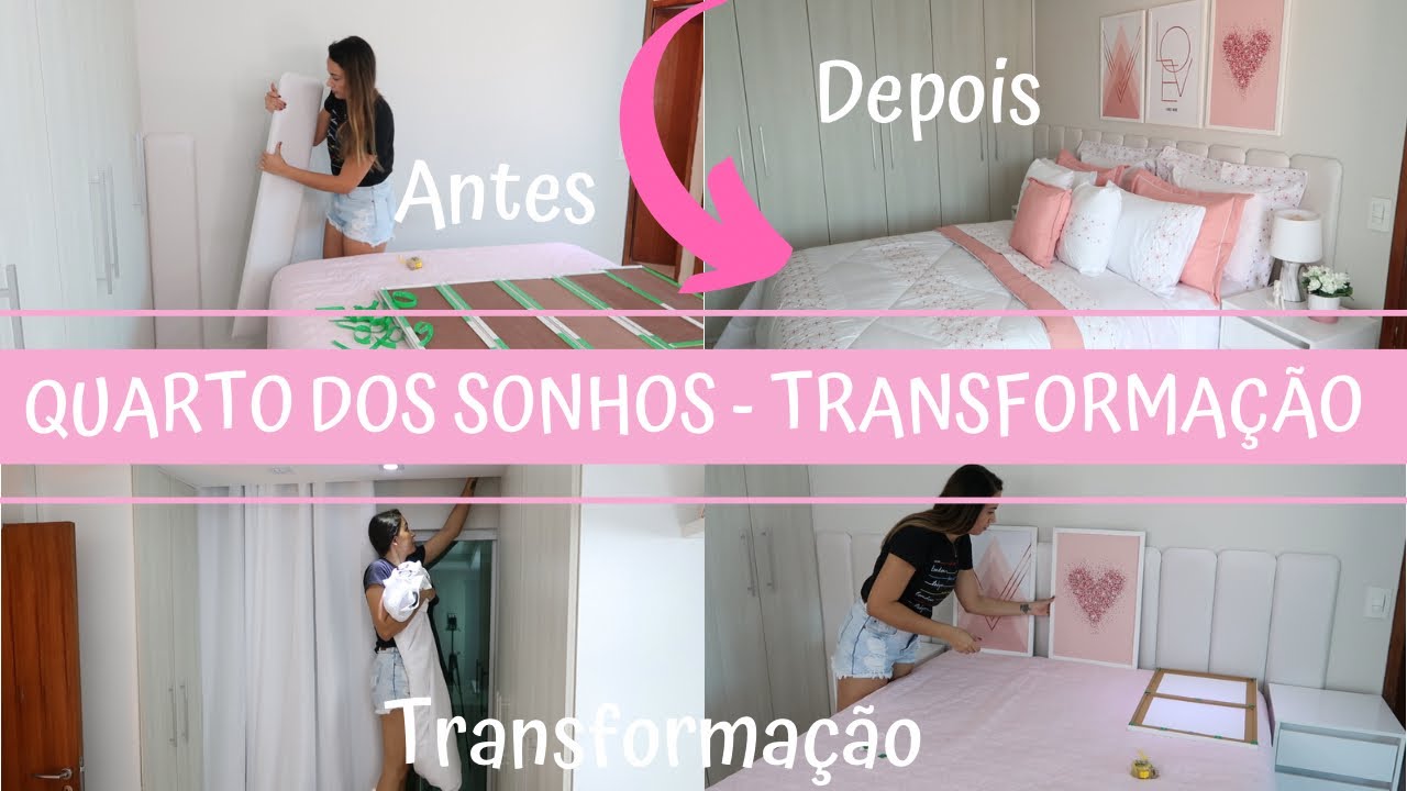 O quarto mais lindo que já tive 😍Transformei meu quarto sem reforma | Tudo pronto e supreendente ...