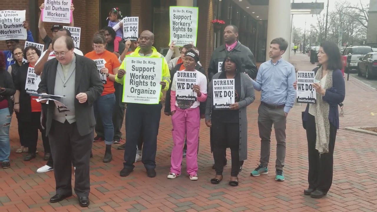 Municipal Workers Statewide Campaign launch press conference - YouTube