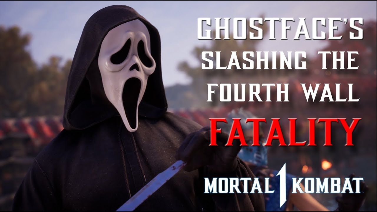 Mortal Kombat 1 - Ghostface's Slashing the Fourth Wall Fatality - YouTube