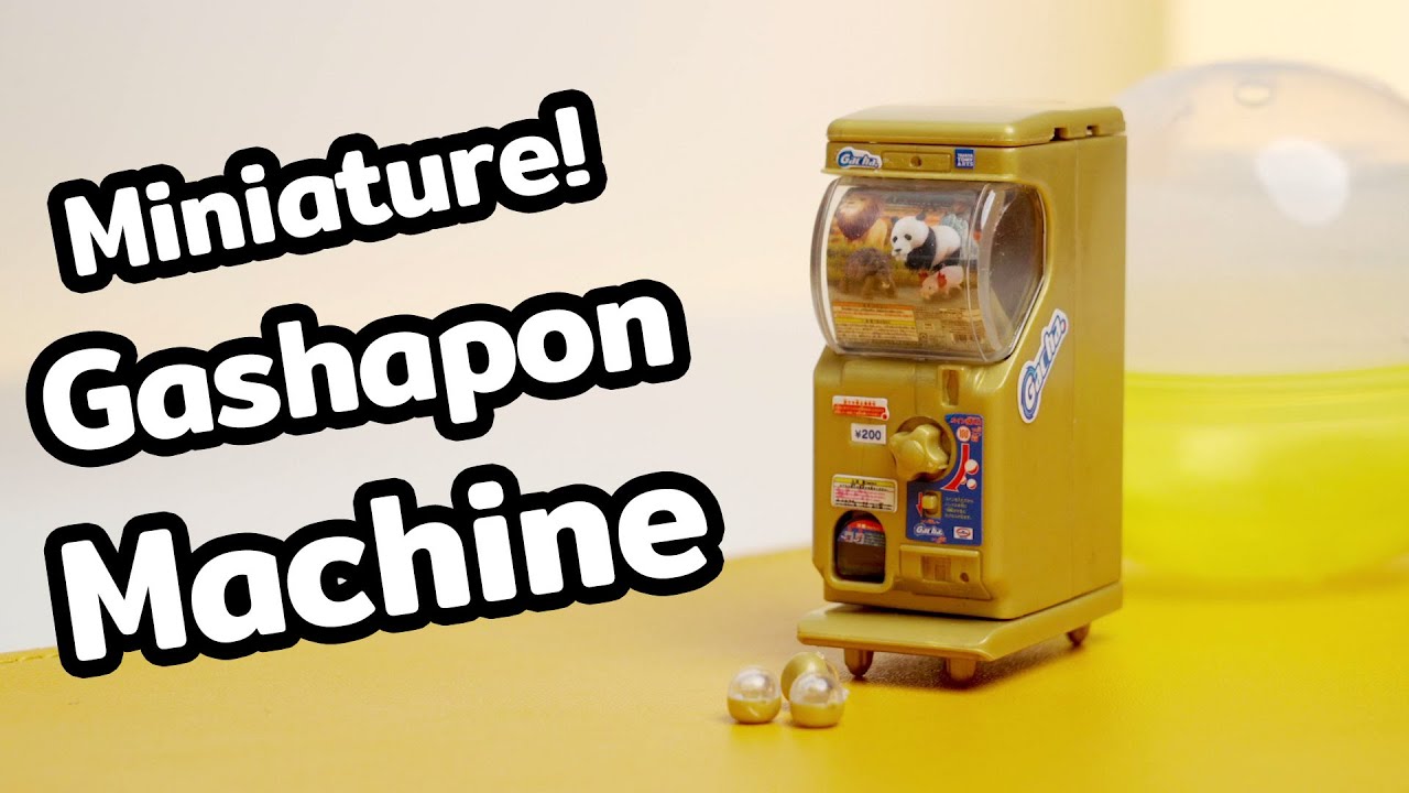 gashapon machine unboxing (Gashapon machine Vending Machine) Japan ...