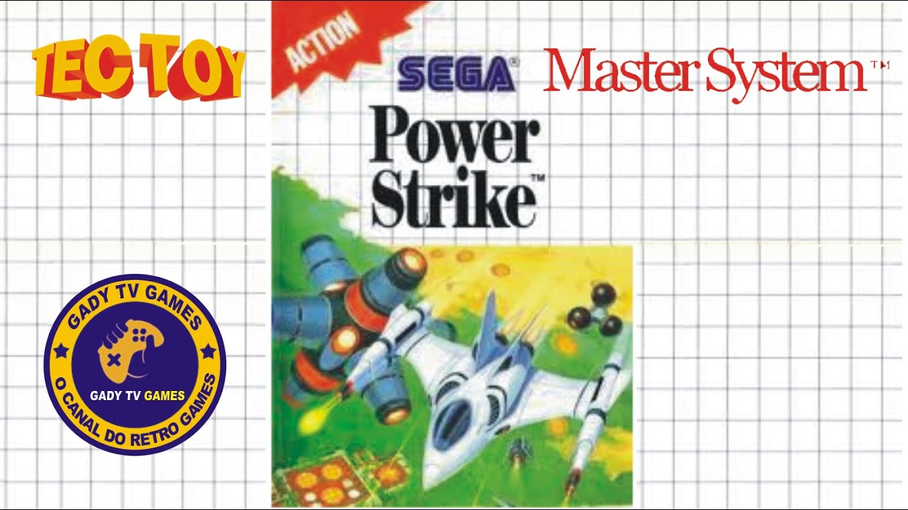1ª Parte do Jogo Power Striker para Console Master System, curtem ...