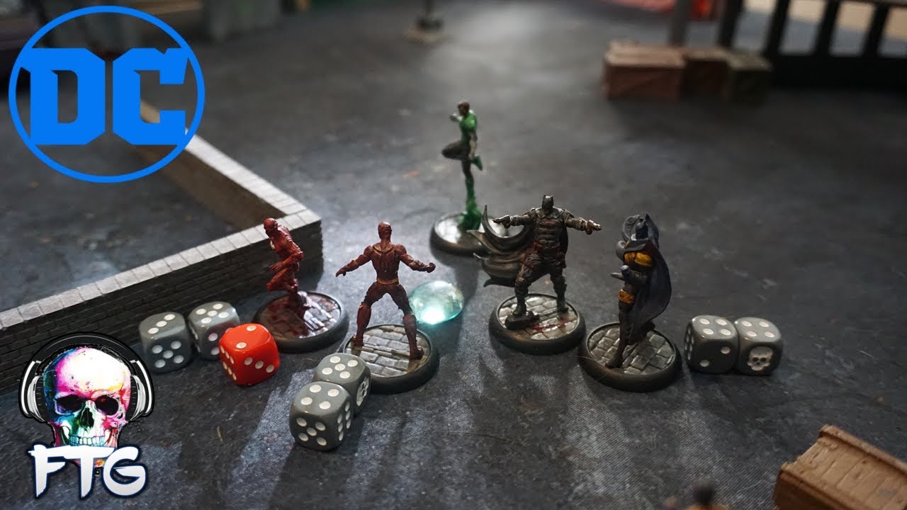 DC Universe Miniature Game - Battle 009 - YouTube