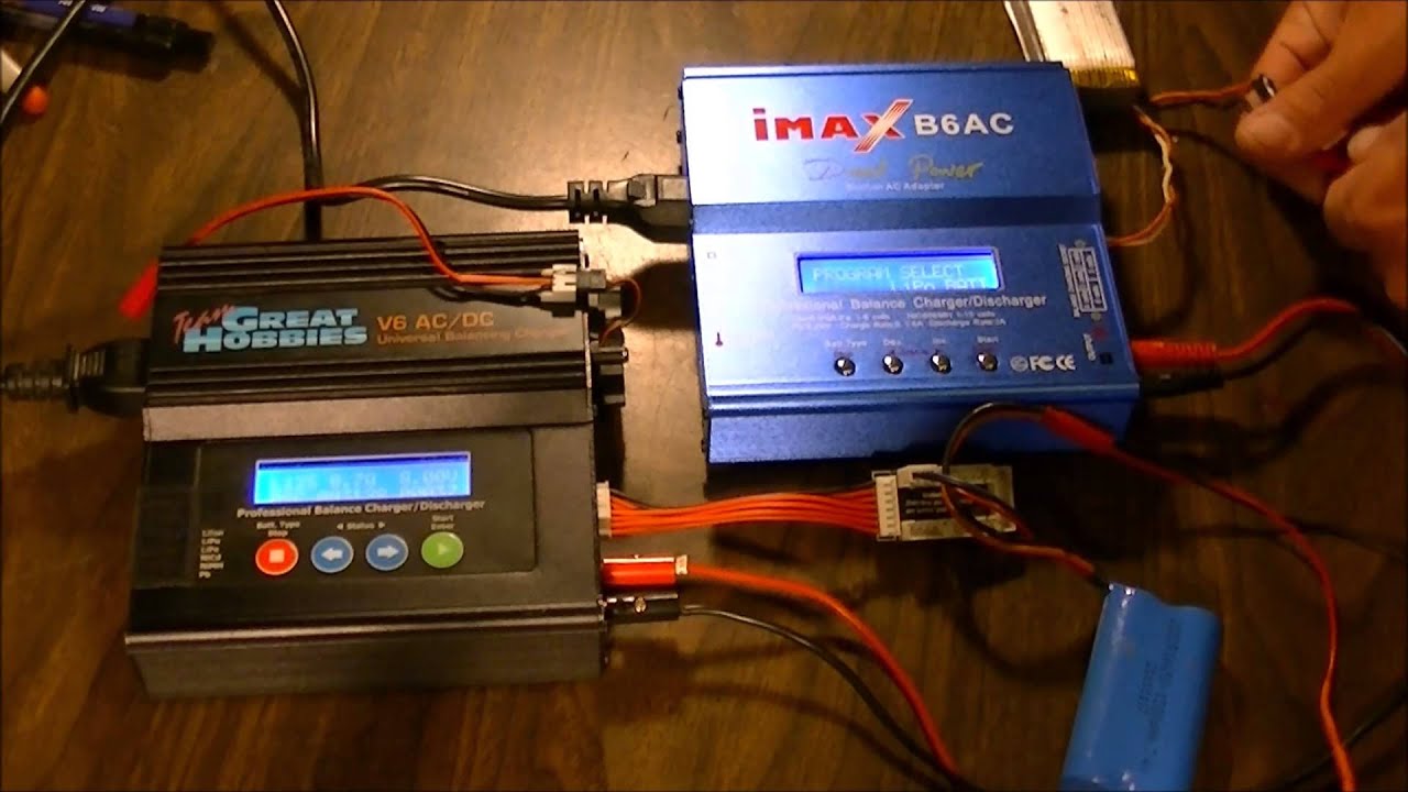 Imax B6 And Team Great Hobbies V6 Chargers Basic Features How To Use ...