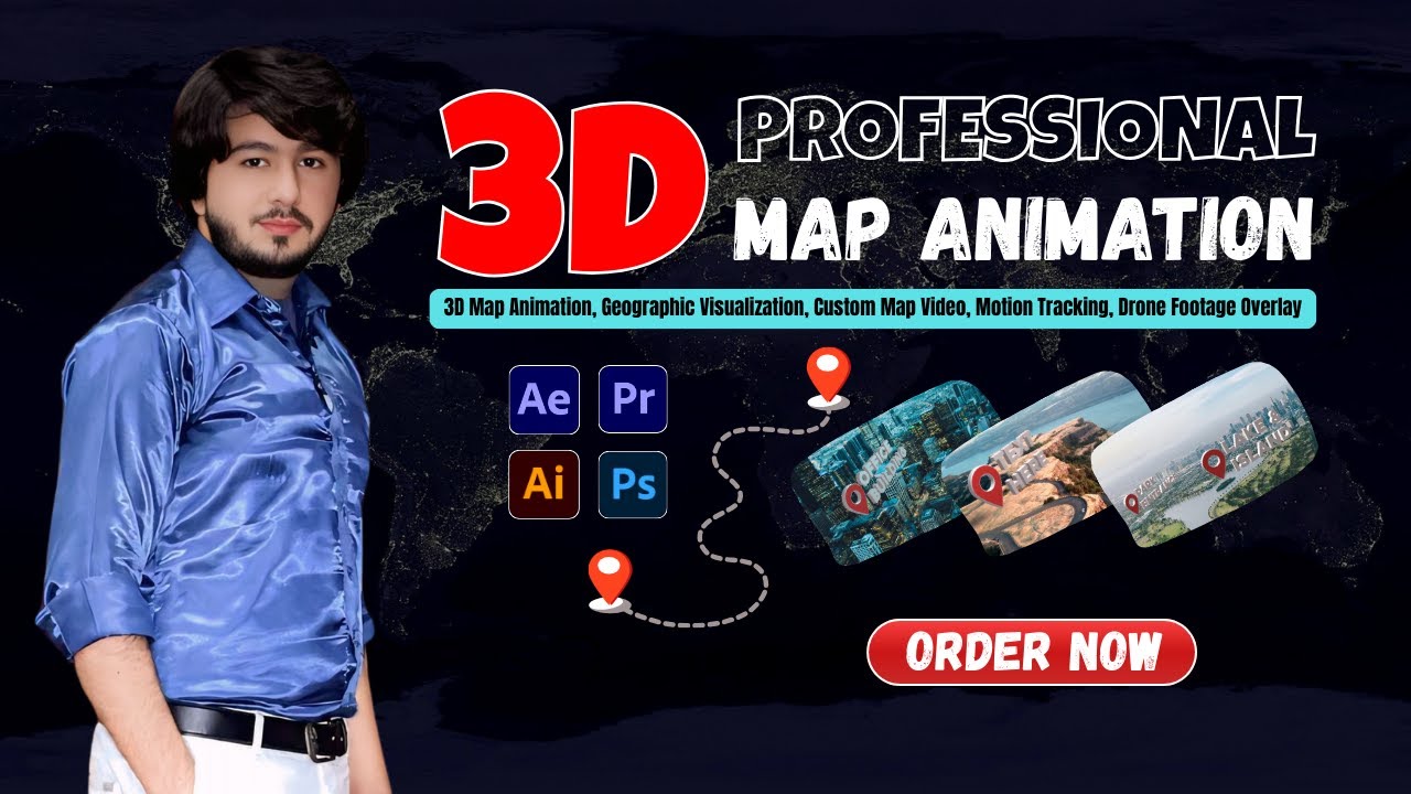3d Map Animation | Portfolio | HA Productions - YouTube