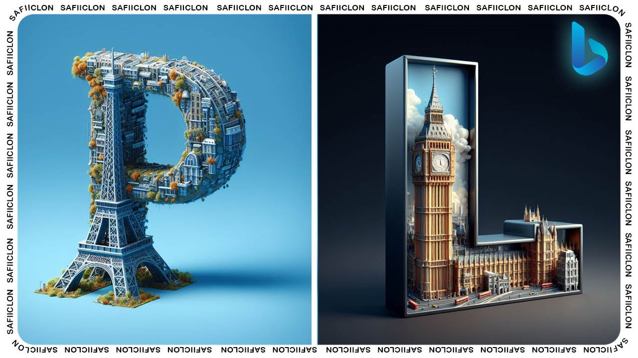 [ INTERMEZZO ] How to Make 3D Letters with Iconic Landmark of Countries ...